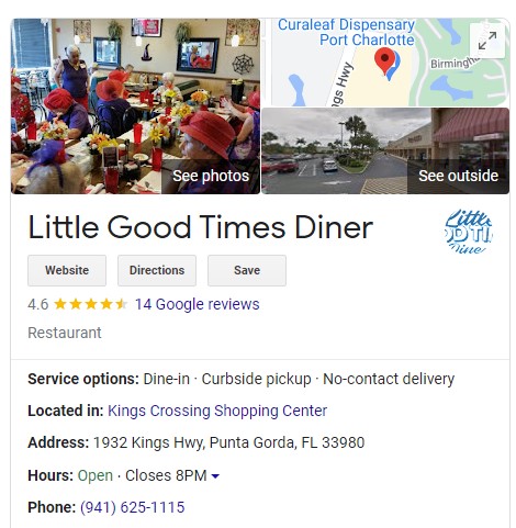 Men’s Breakfast at Little Good Times Diner The Preserve